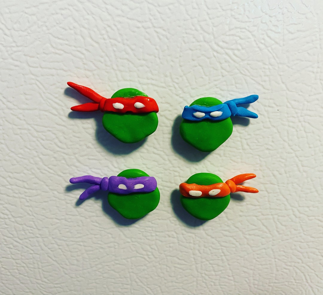 Teenage Mutant Ninja Turtles Magnet Set - Etsy