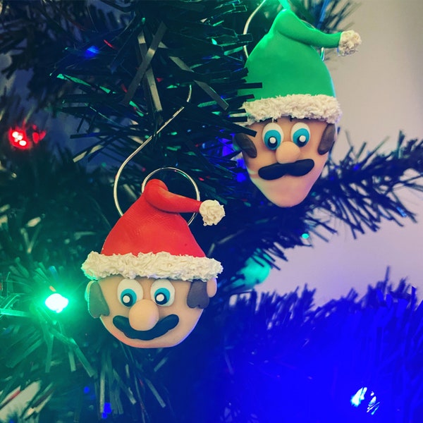 Super Mario Bros Christmas Ornaments - Etsy