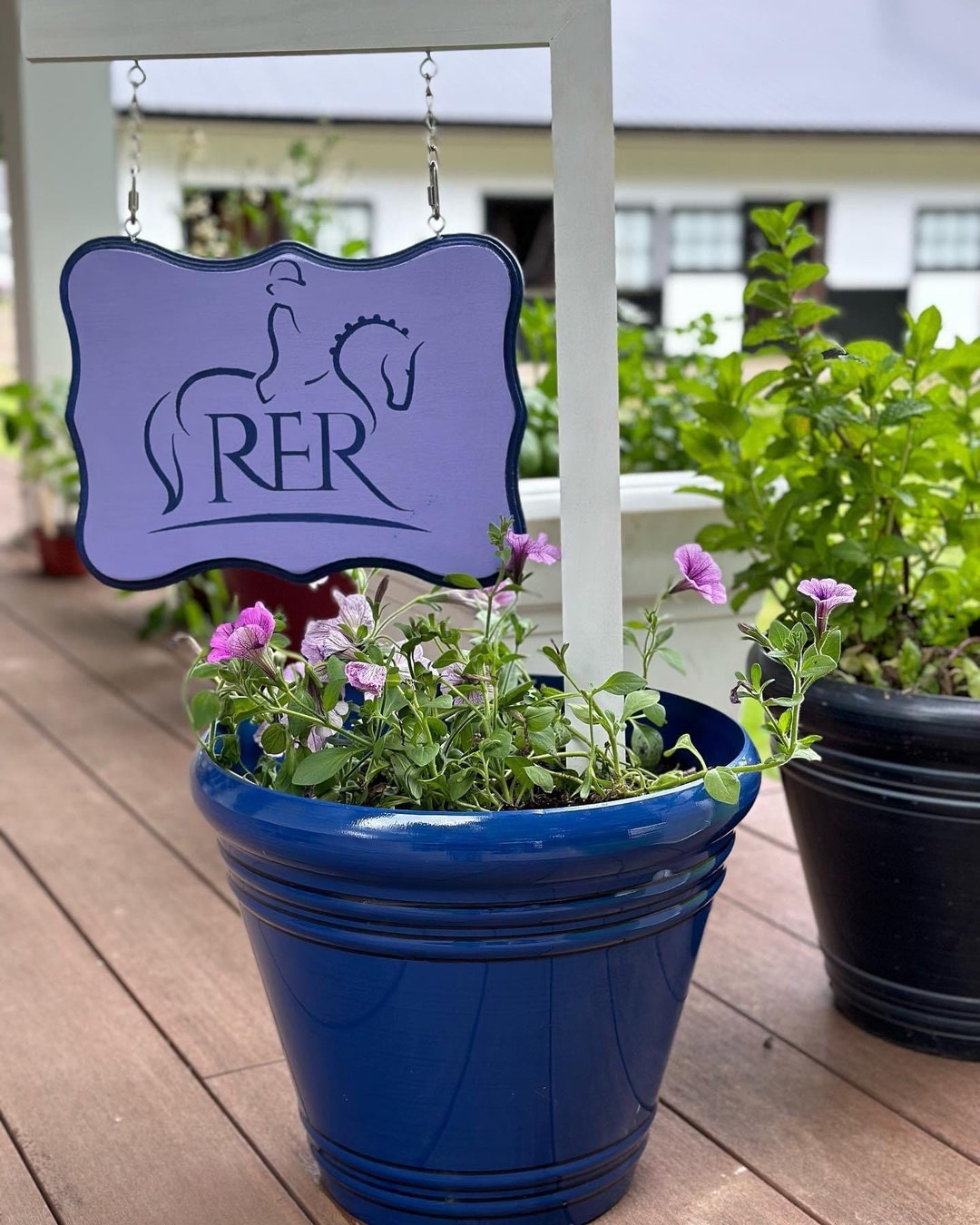 Custom Flower Pot Farm Sign - Etsy