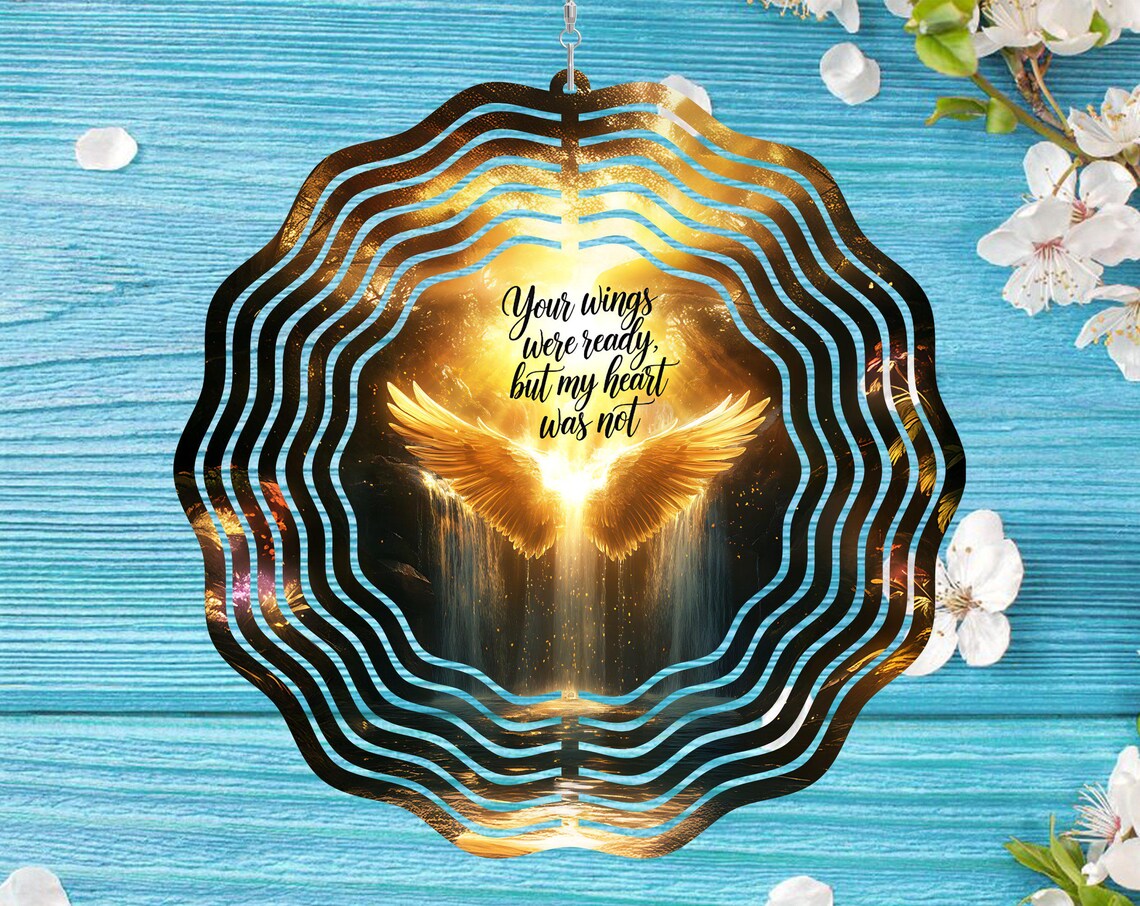 Your Wings Were Ready Wind Spinner PNG, Wind Spinner Sublimation Design ...