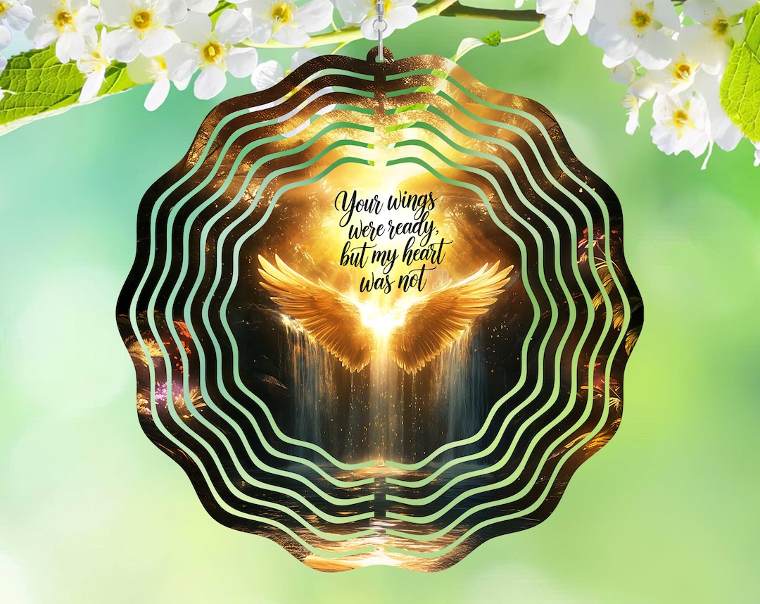 Your Wings Were Ready Wind Spinner PNG, Wind Spinner Sublimation Design ...