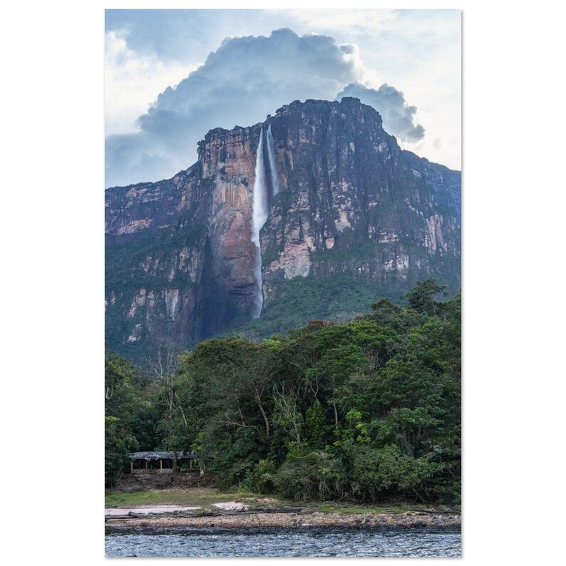 Venezuela, Angel Waterfall, Salto Ángel, With a Cloud Over the ...