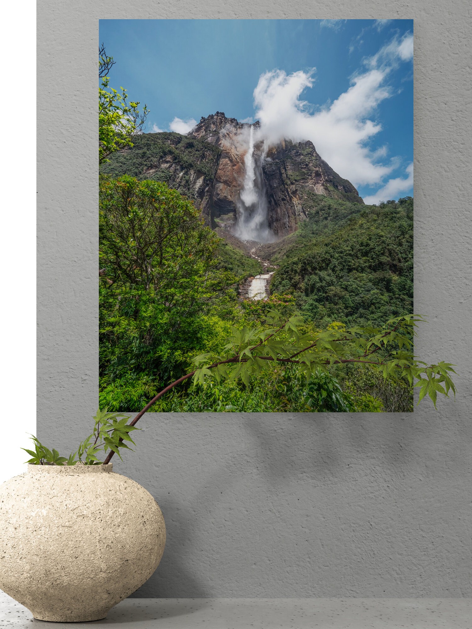 Venezuela, Angel Waterfall upview, Salto Ángel, Museum-Quality Matte ...