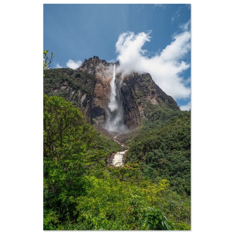 Venezuela, Angel Waterfall upview, Salto Ángel, Museum-Quality Matte ...
