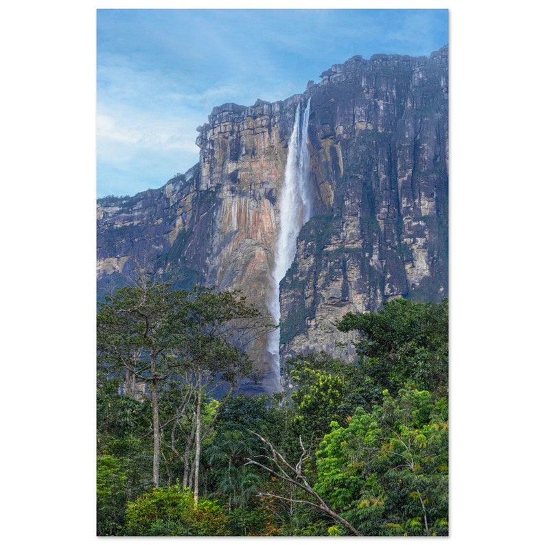 Venezuela, Angel Waterfall, , Salto Ángel, Museum-quality Matte Paper ...
