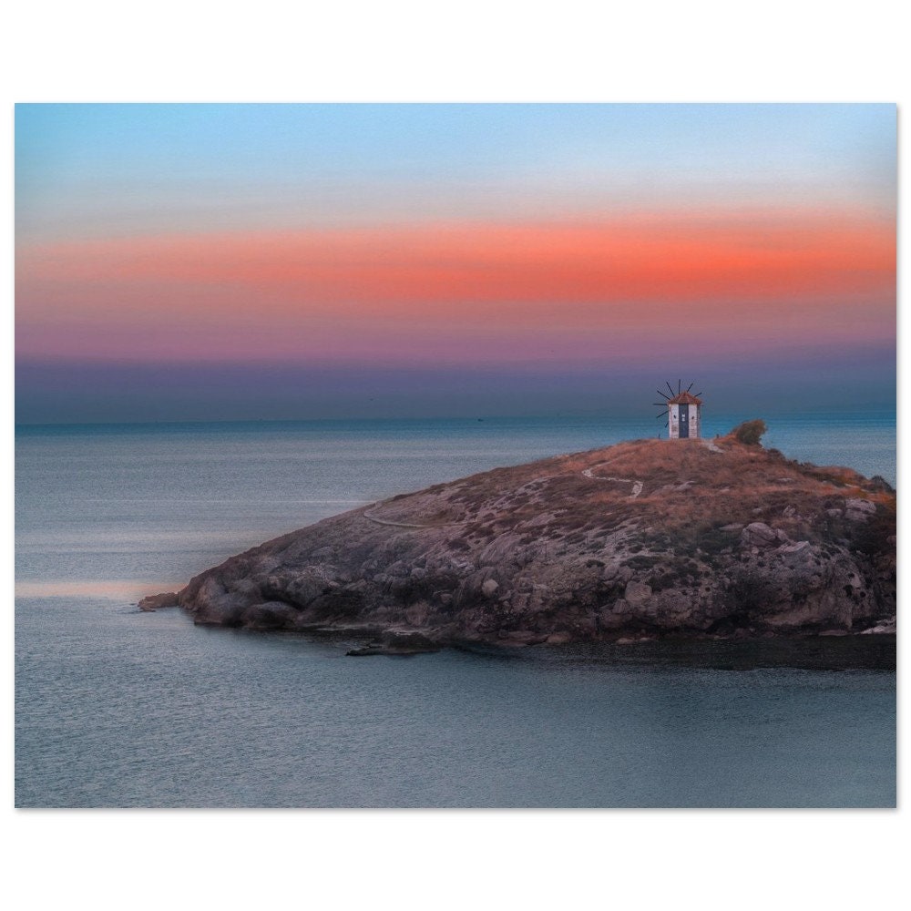 Turkey Sile Aglayan Kayalar Windmill at Sunrise in Light - Etsy