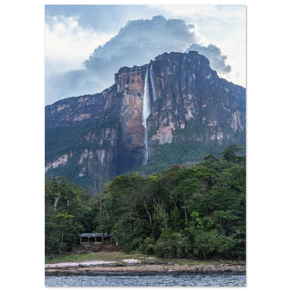 Venezuela, Angel Waterfall, Salto Ángel, With a Cloud Over the ...