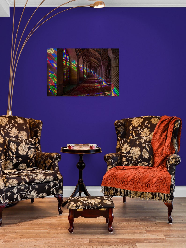 Shiraz Iran, Nasir-ol-molk Mosque Colorful Shadows, Photo Poster, Photo ...