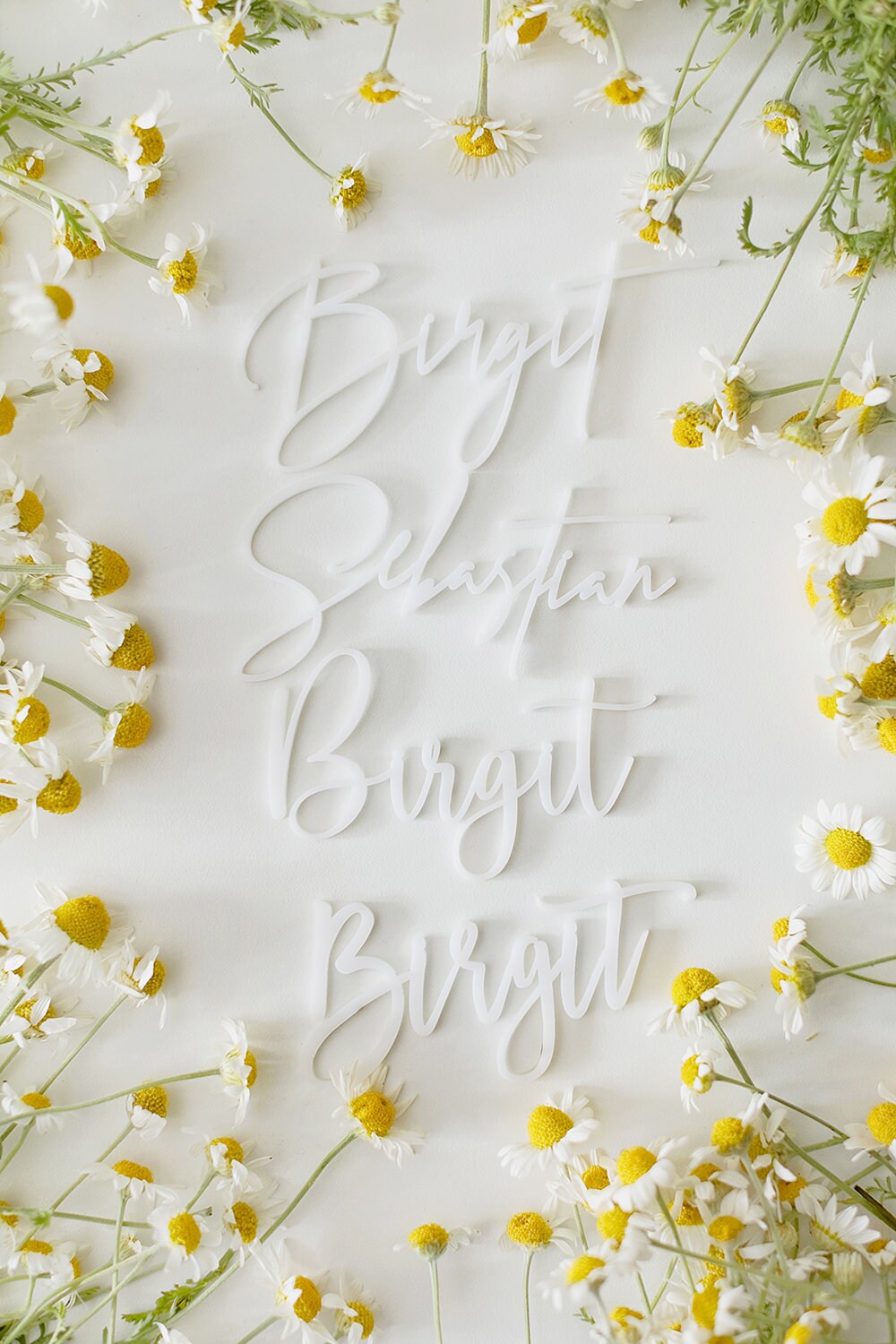 Acrylic Name Tags Place Cards, Wedding Name, Birthday Laser Cut Names ...