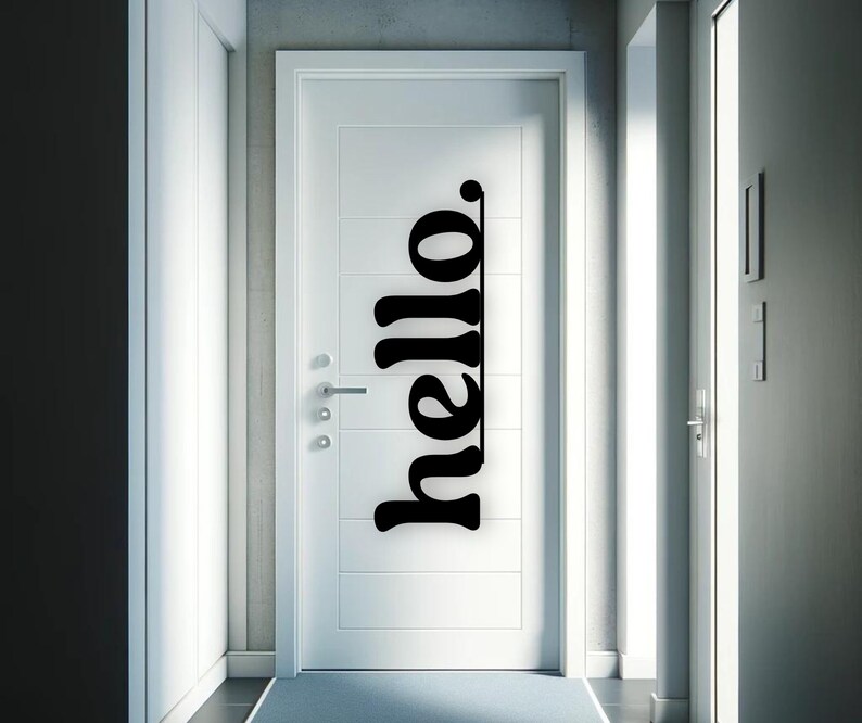 Acrylic Hello Sign, Front Door Decor, Outdoor Decor, Entryway ...