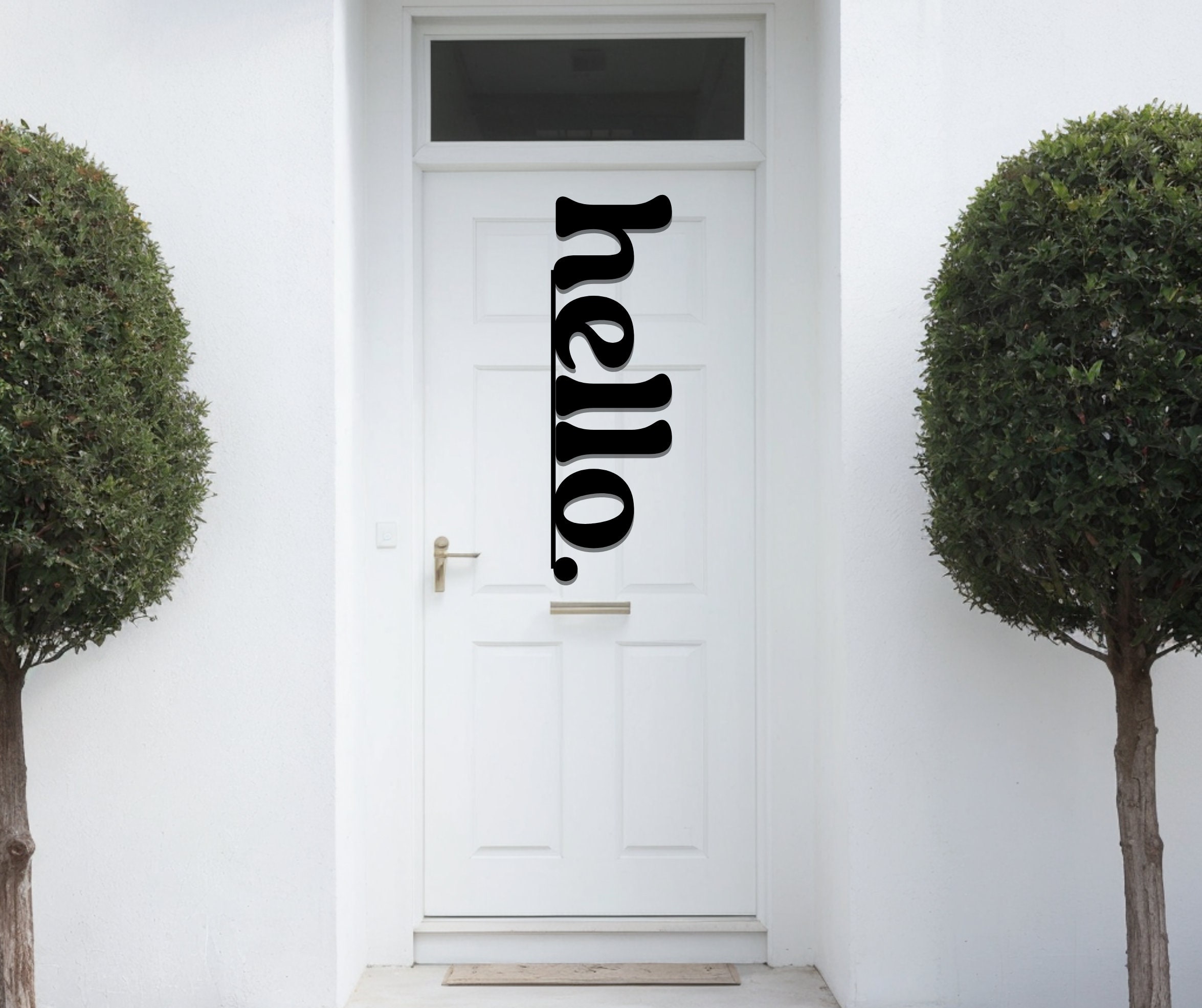 Acrylic Hello Sign, Front Door Decor, Outdoor Decor, Entryway ...