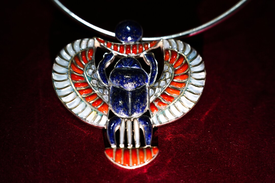 Winged Scarab Talisman Symbol of Rebirth and Celestial Guardianship in ...