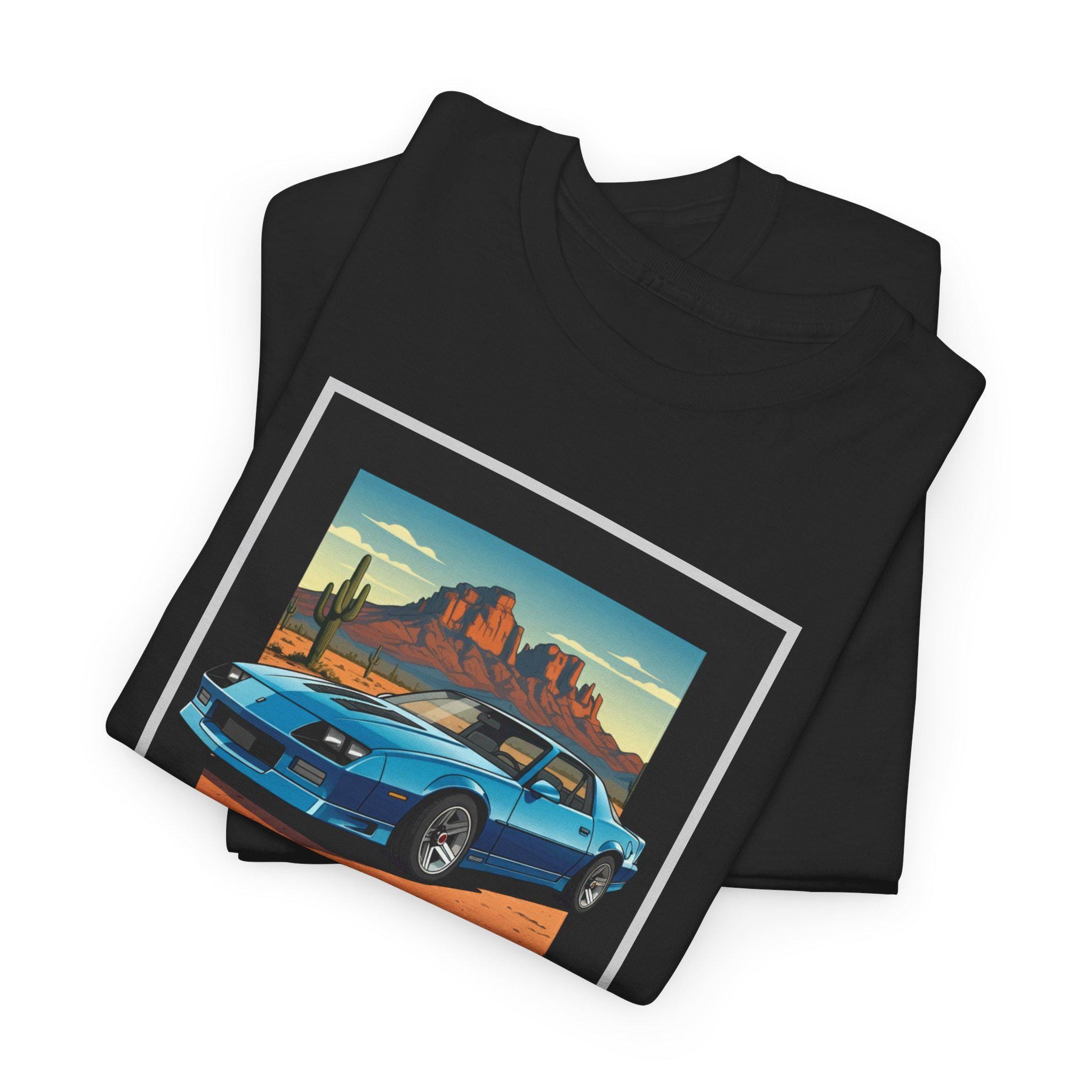 80s Camaro Muscle Car Tshirt - 3rd Gen Z-28 LT RS IROC-Z Tee - Desert ...