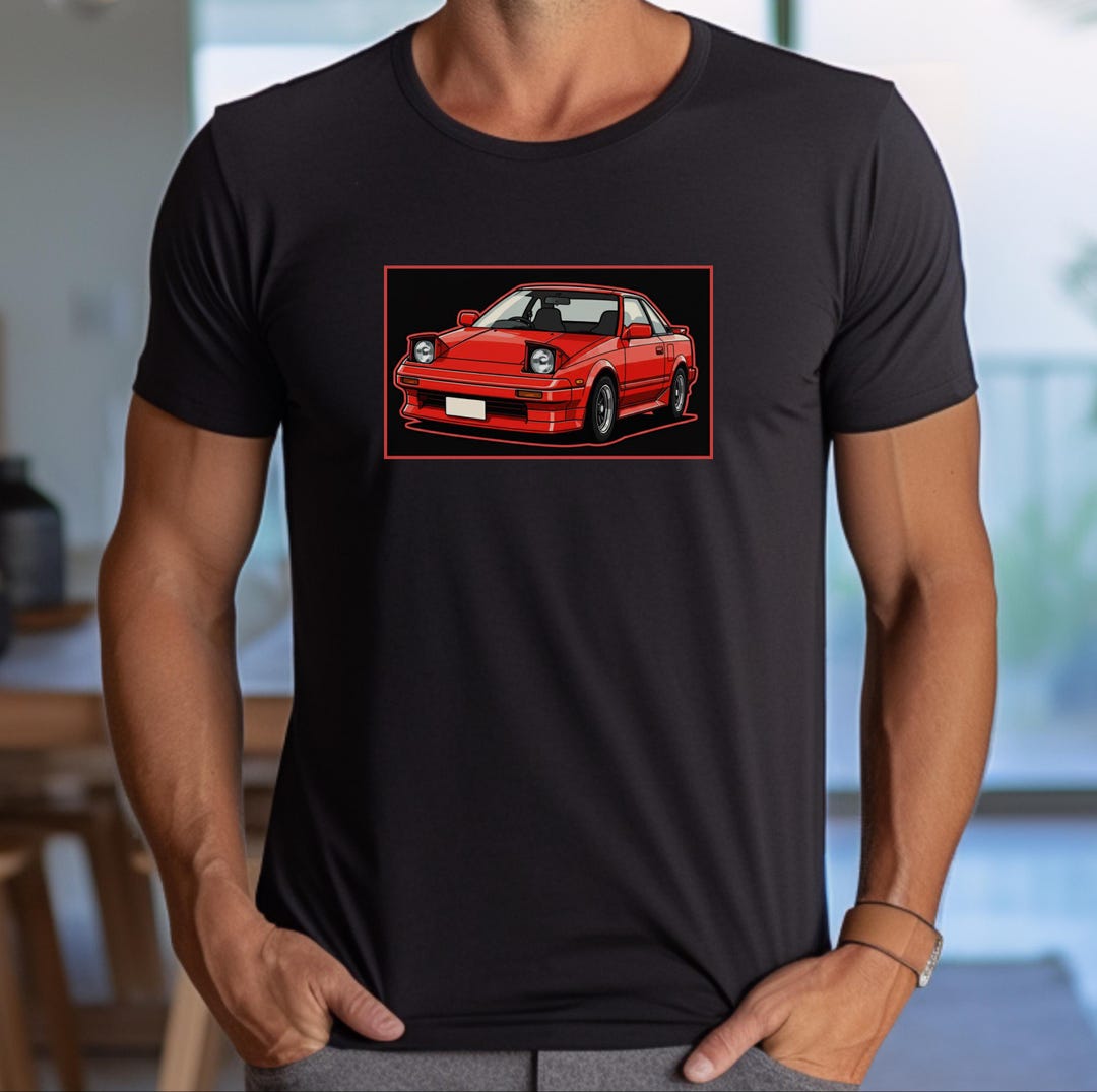 80s Toyota MR2 1st Gen Graphic Tshirt - Vintage Car Lover Gift ...