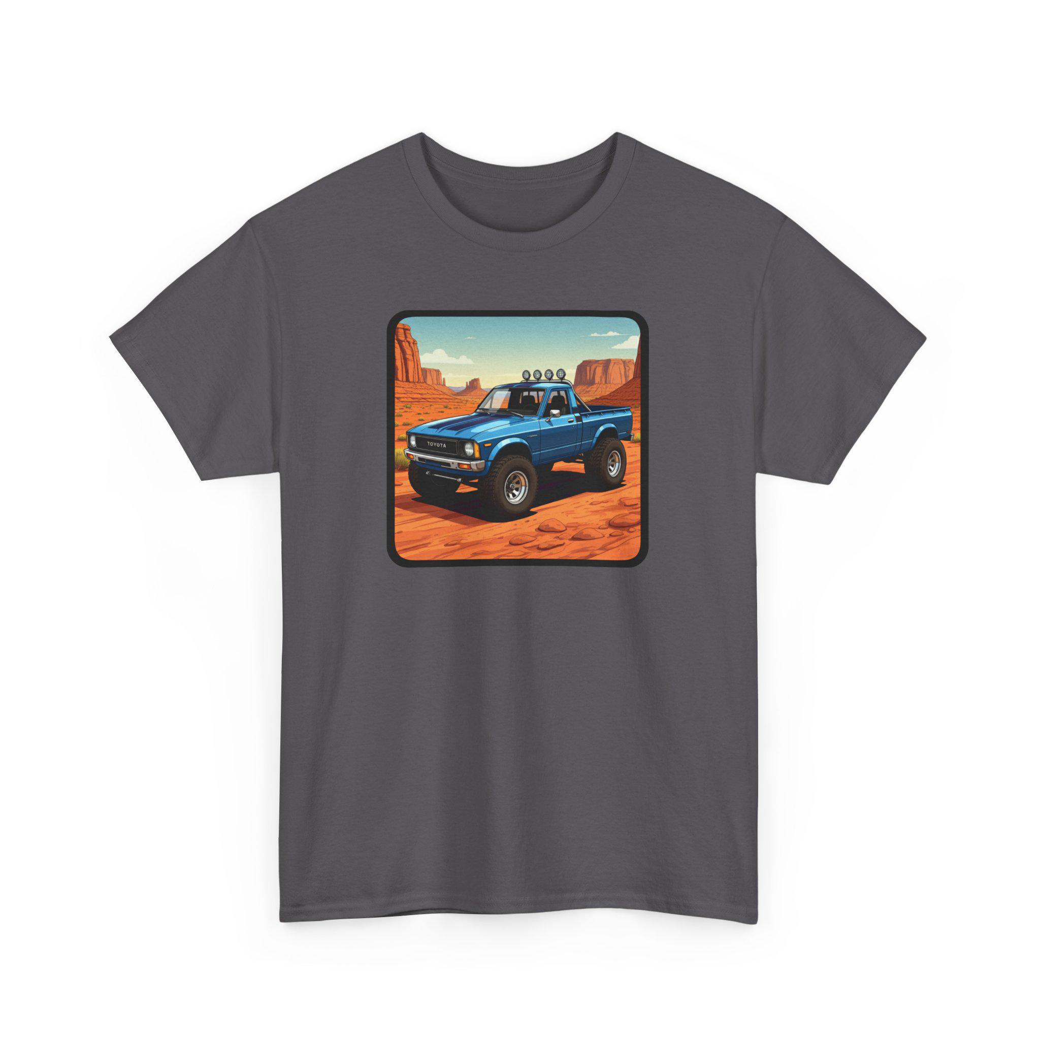 Vintage Toyota 4x4 Pickup Tshirt - Hilux off Roading Cartoon Tee ...