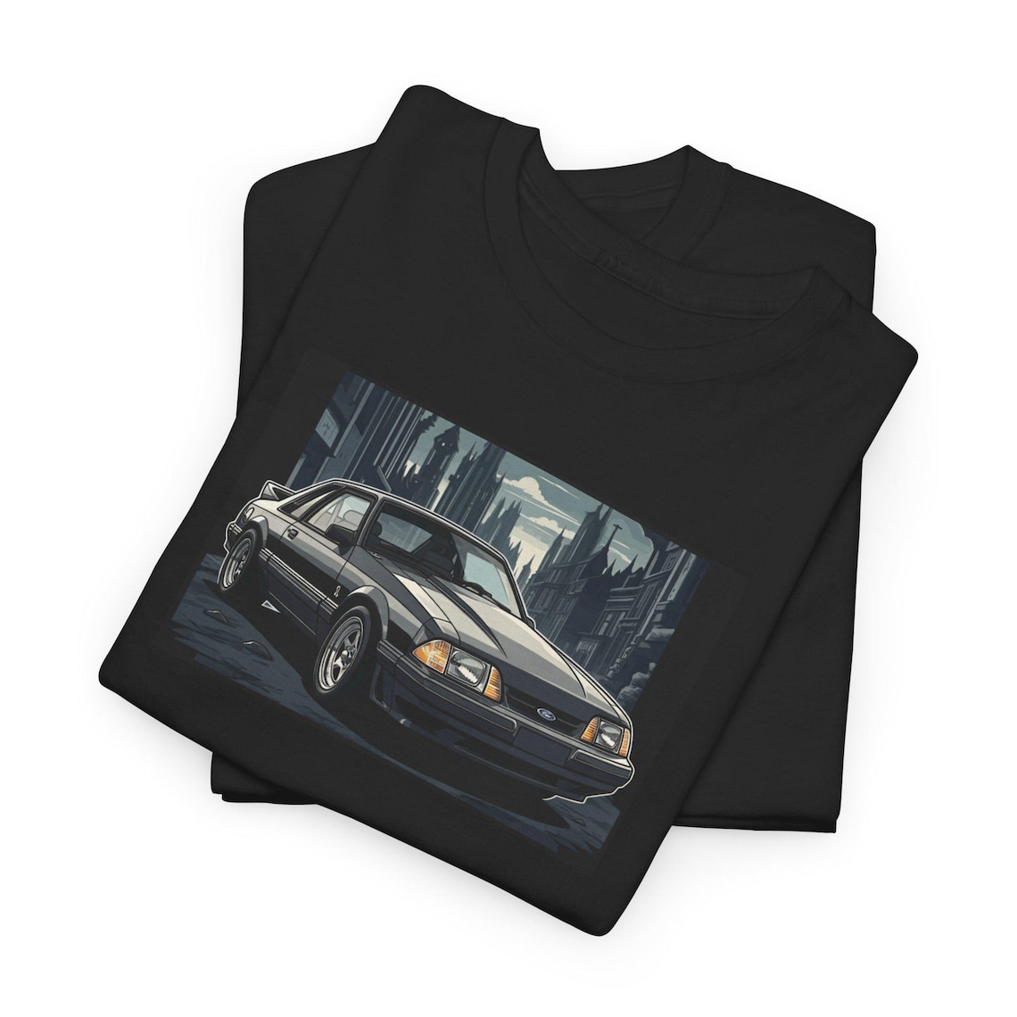Foxbody Ford Mustang Graphic Tshirt - Vintage Fox Body Ford Tee - Retro ...