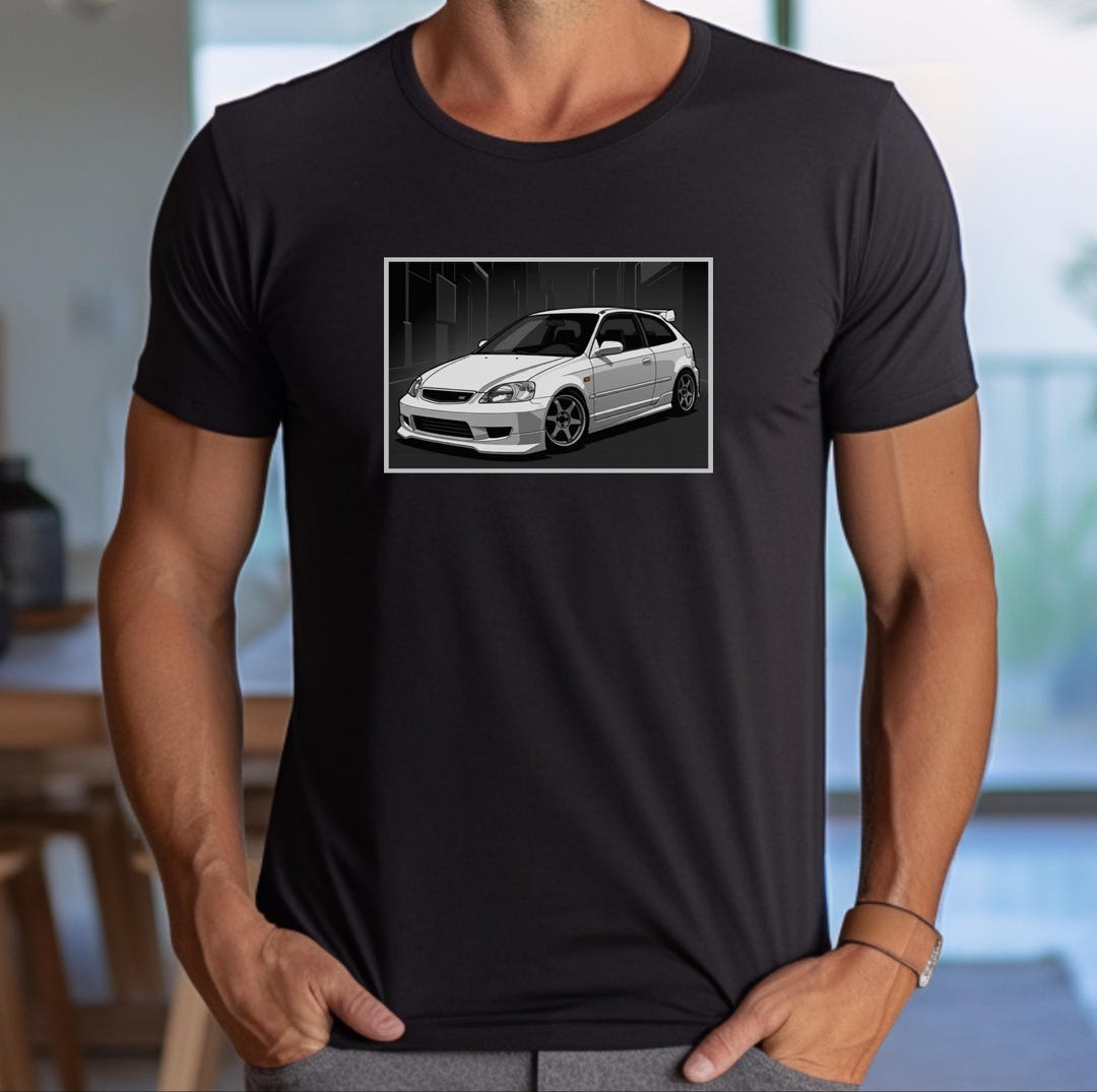 Honda Civic SI Ep3 Hatchback Graphic Cityscape Tshirt - Vtec Engine ...
