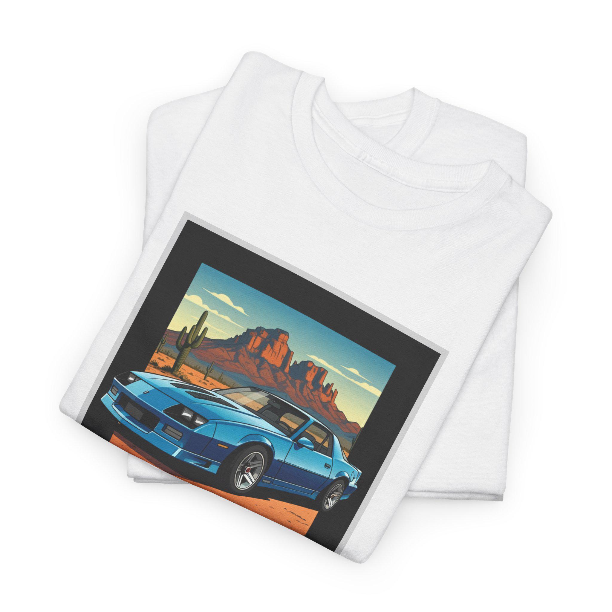80s Camaro Muscle Car Tshirt - 3rd Gen Z-28 LT RS IROC-Z Tee - Desert ...