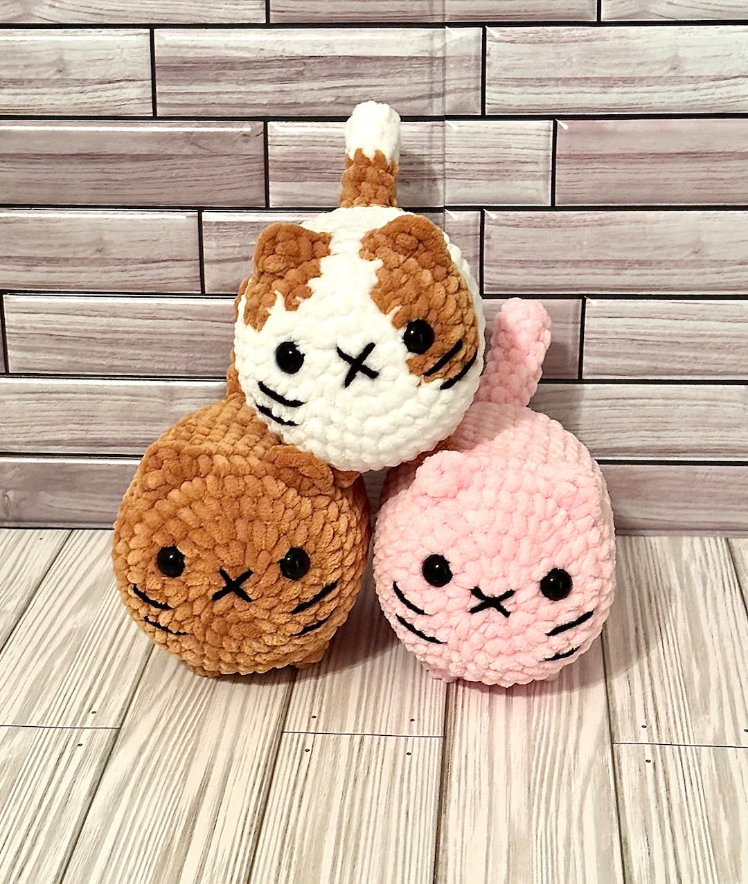 Handmade Crocheted Loaf Cats for Cuddles and Decor - Etsy