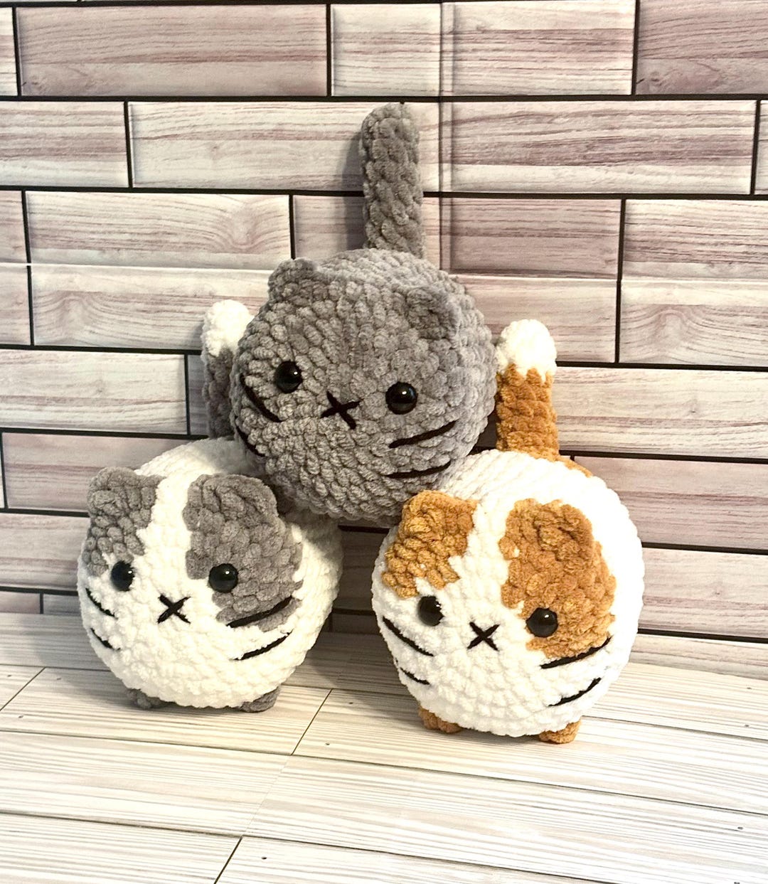 Handmade Crocheted Loaf Cats for Cuddles and Decor - Etsy