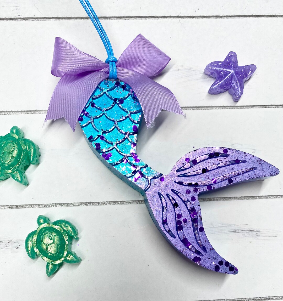 Mermaid Tail Car Freshie Unique Gift Mermaid Lover Car Accessories Cute ...