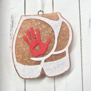 Hand Print Butt Freshie for Men Car Freshie Butt Handprint Slap Hiney ...