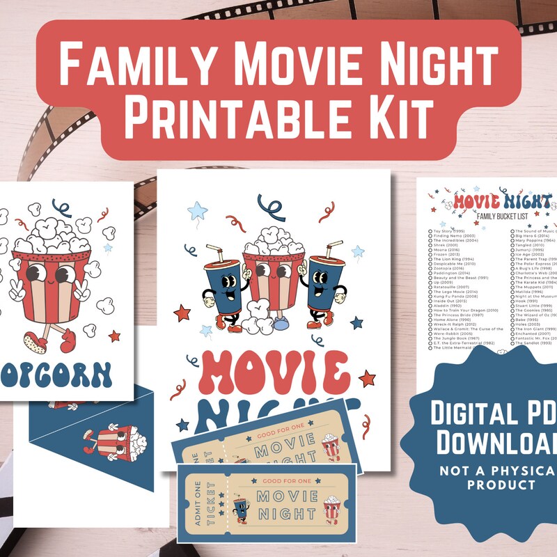 Movie Night Bucket - Etsy