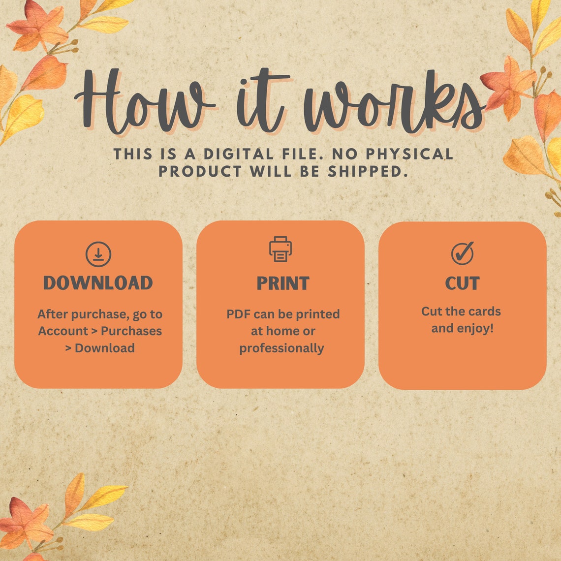 Printable Fall Flashcards Cozy Season Learning Activity Pumpkins ...