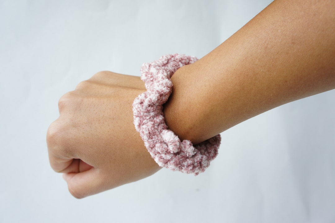 Handmade Crochet Hair Chunky Scrunchies - Etsy