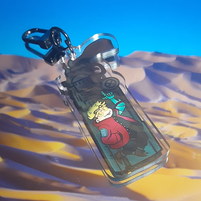 Vash Trigun Double Sided Acrylic Keychain Charm - Etsy