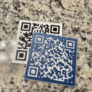 Custom 3D Printed QR Codes - Etsy