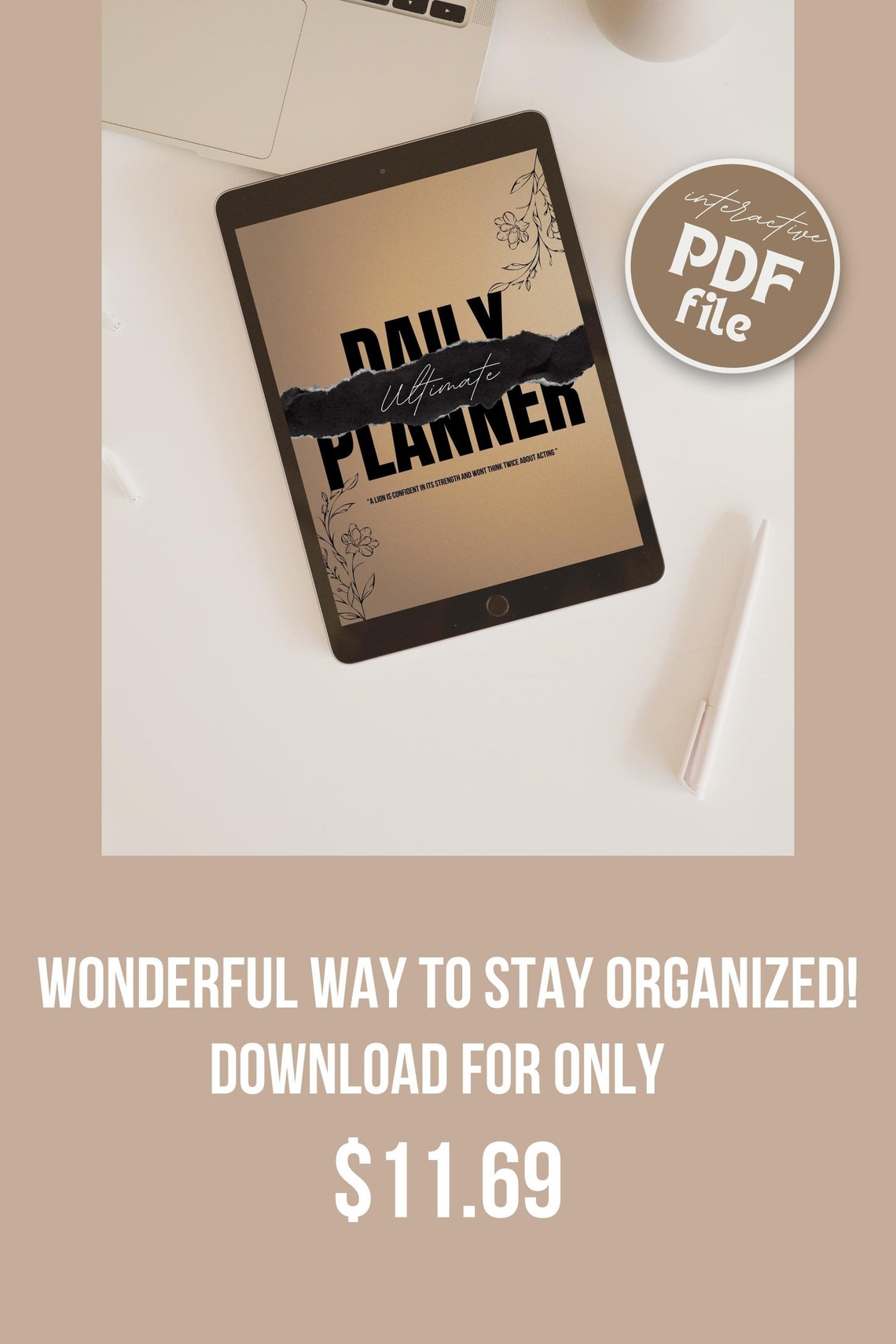 EFFECTIVE Undated Daily Planner More to Come Very Soon - Etsy