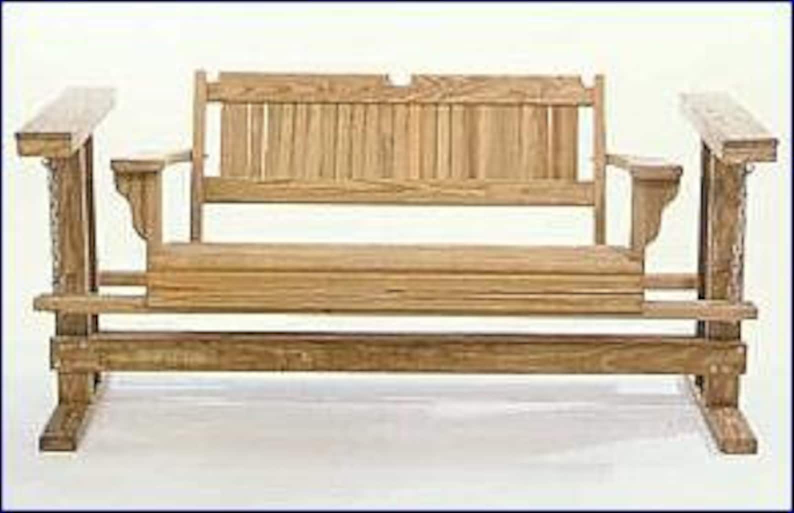 Wooden Glider Swing Project Plans and Patterns With FREE Instructional ...