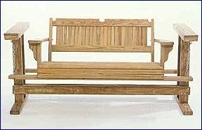 Wooden Glider Swing Project Plans and Patterns With FREE Instructional ...