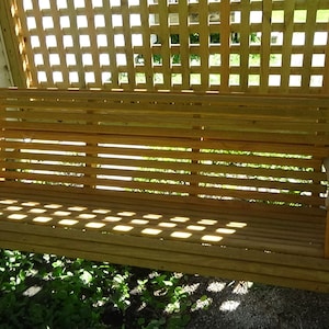 Porch Swing Plans and Patterns - Etsy