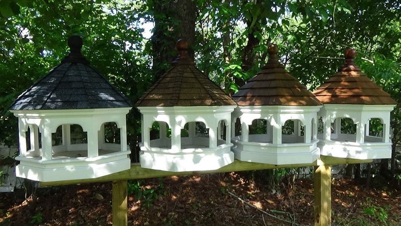 Gazebo Bird Feeder Plan - Platform Bird Feeder Design Comes With FREE ...