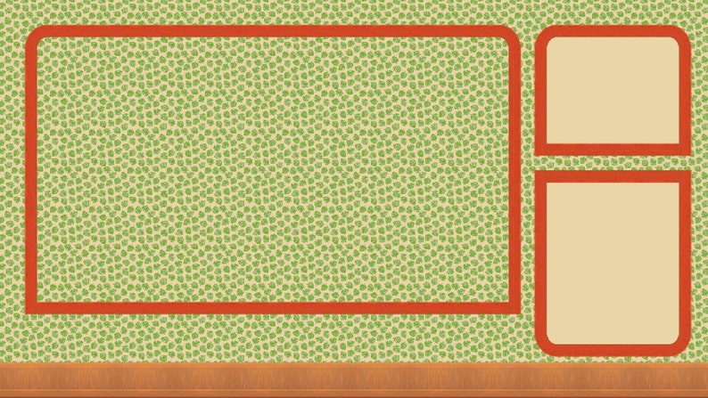 Twitch Overlay Animal Crossing green - Etsy