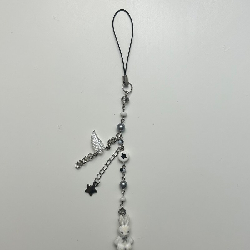 Rabbit Phone Charm - Etsy