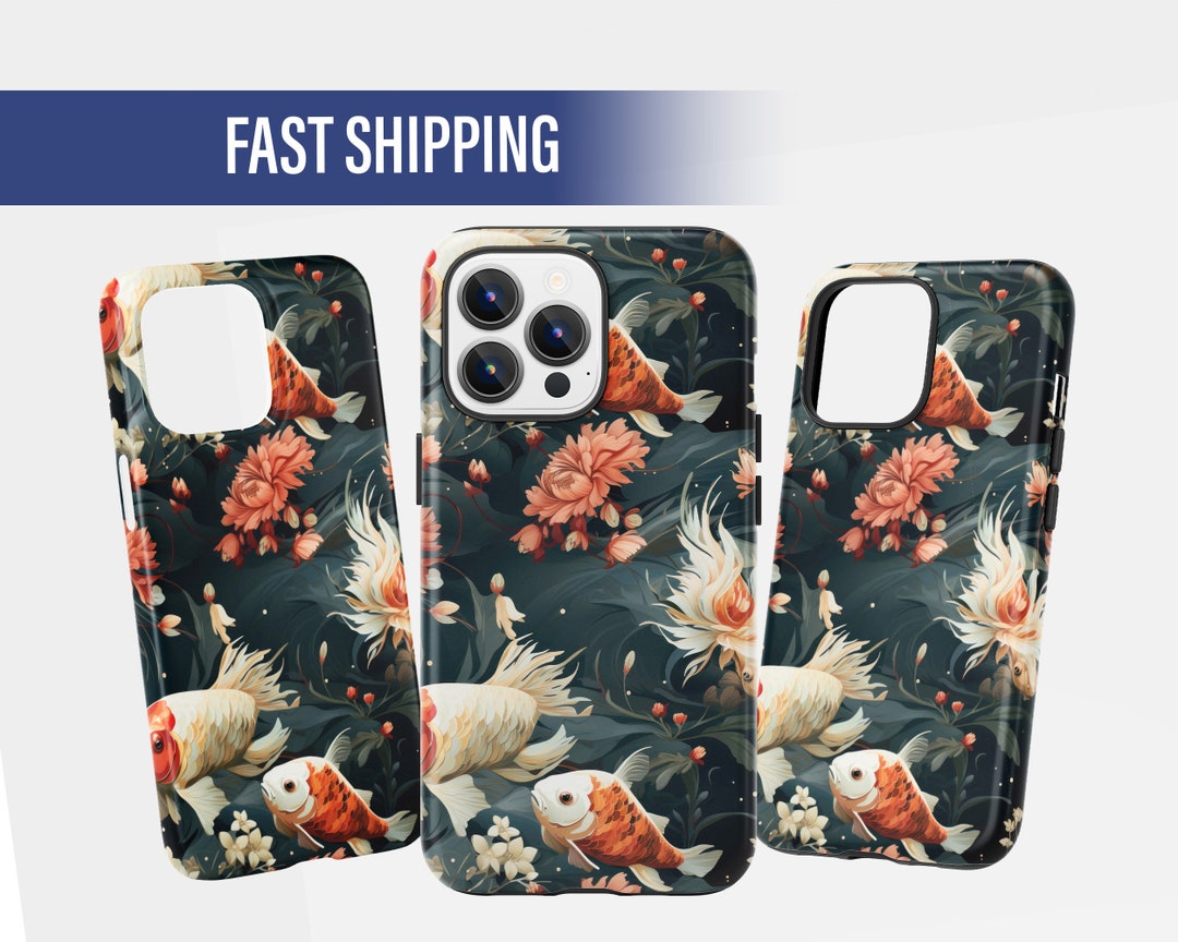 Koi Fish Phone Case, Japanese Art Phone Case, Japanese Koi Fish iPhone ...