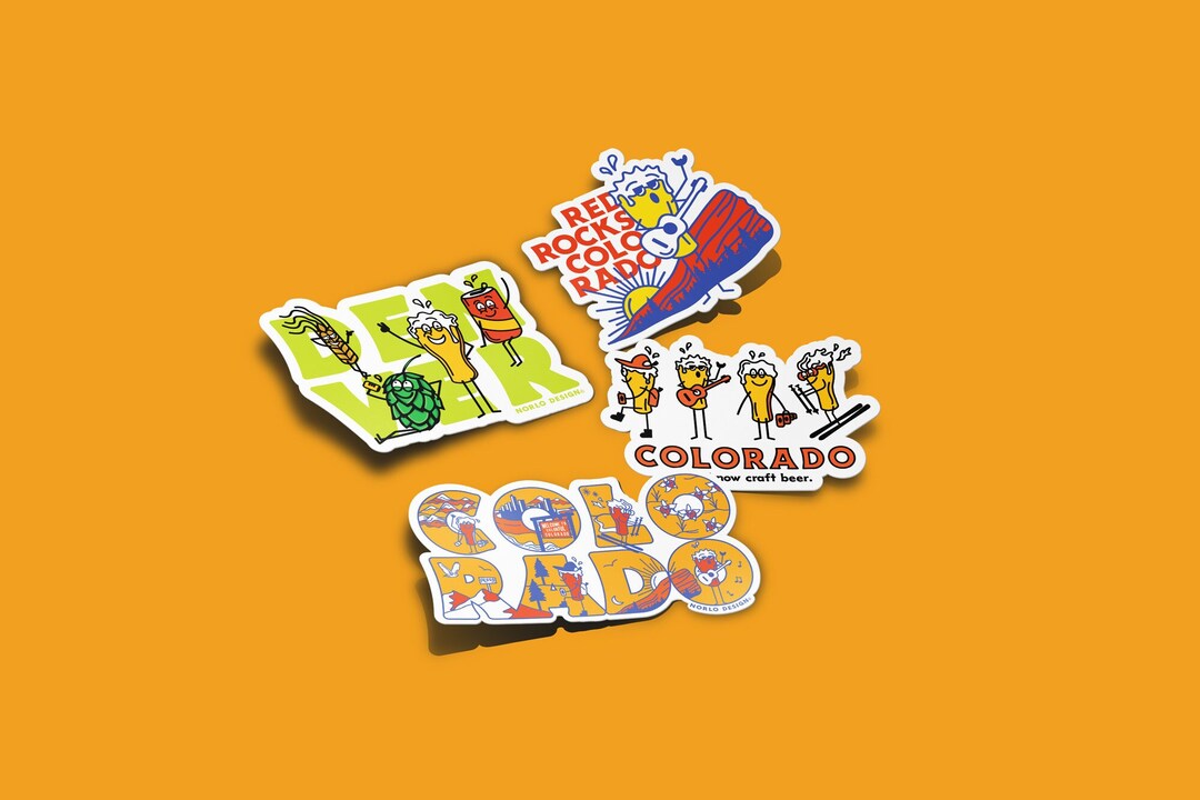 Colorado Craft Beer Vinyl Sticker Pack - Etsy