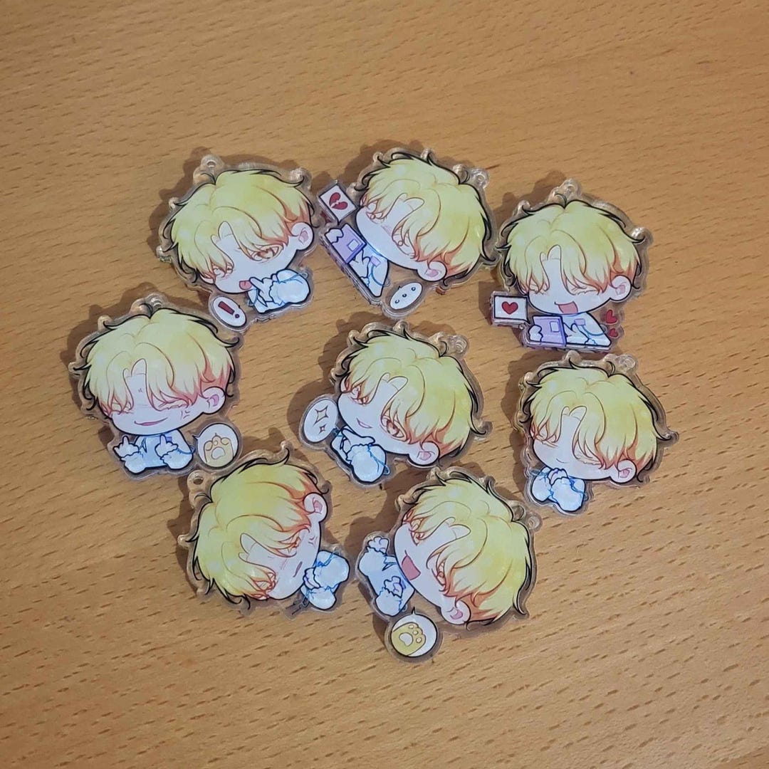 Alien Stage Luka Emote Keyring | Fan Made | Manga | Gift - Etsy