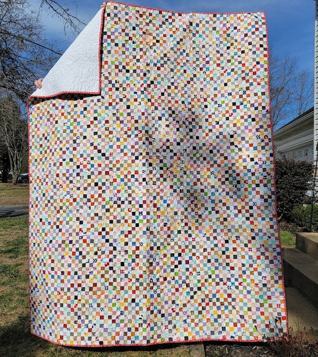 Postage Stamp Eye Spy Quilt Made to Order - Etsy