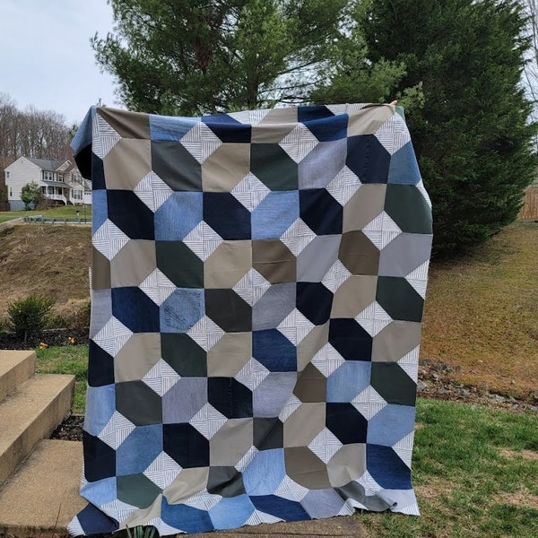 Levi Quilt - Etsy