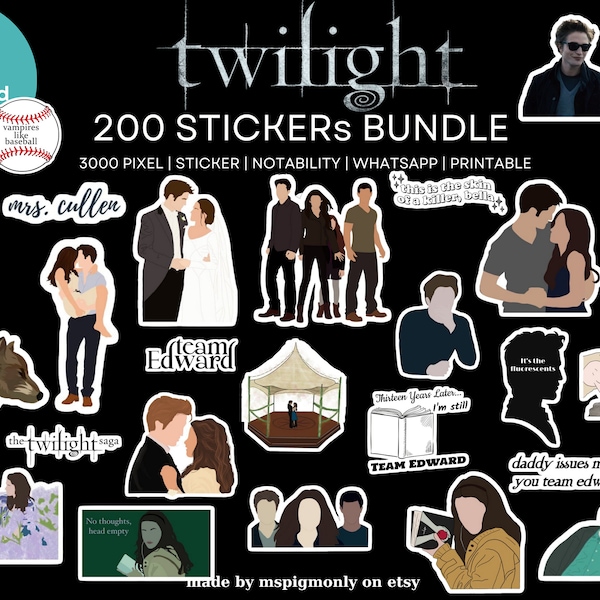 Bella Stickers - Etsy