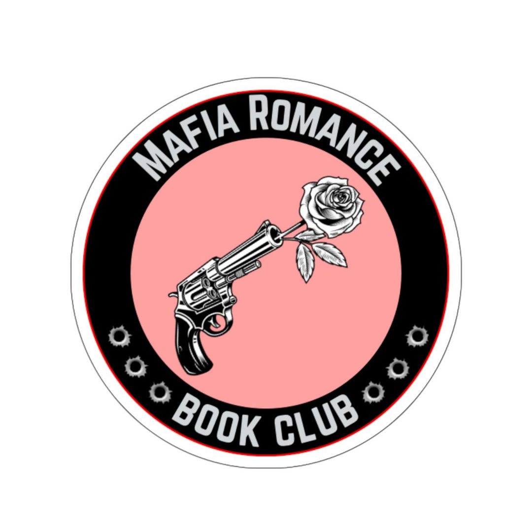 Mafia Romance Book Club Sticker Gun & Roses Design Perfect for Kindles ...