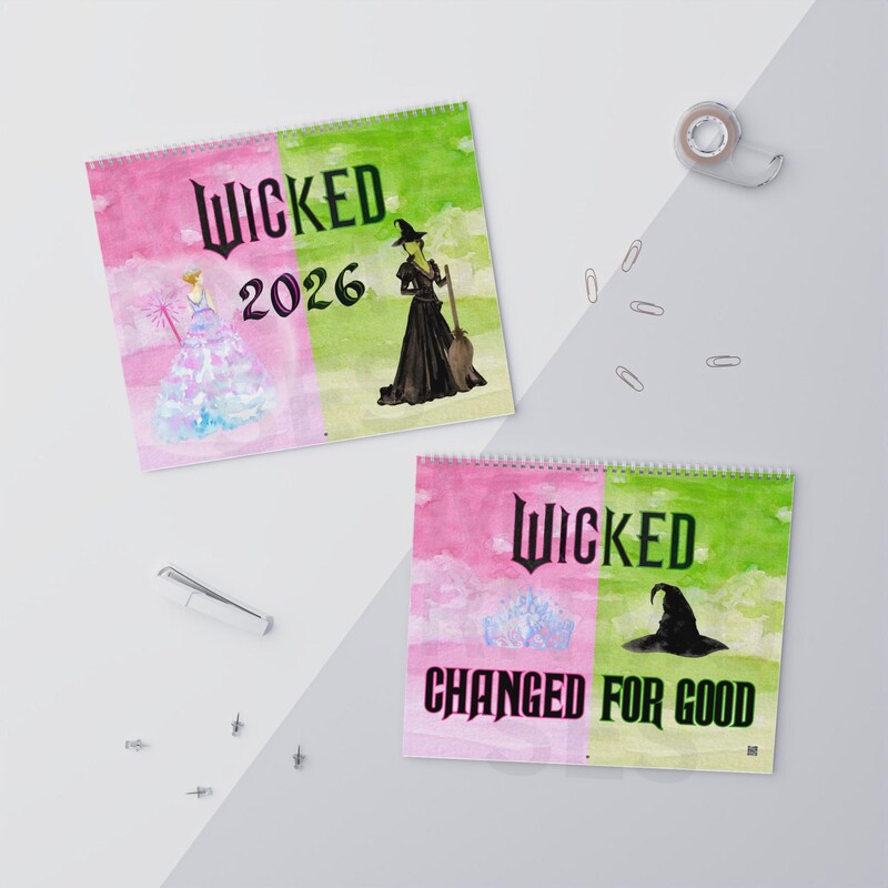 2026 Wicked Calendar - Etsy