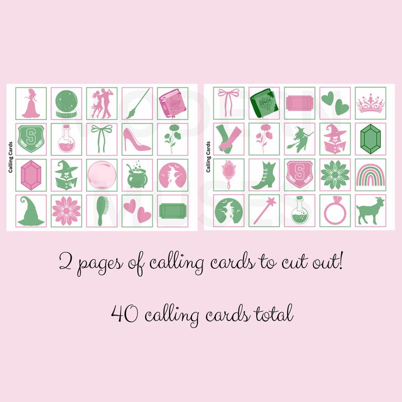 Wicked Bingo Game: Printable Party Activity (digital Download) - Etsy