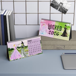Wicked Desk Calendar 2026 - Etsy