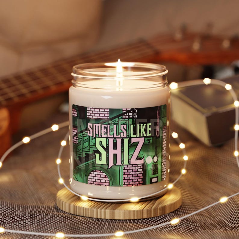 Funny Wicked Smells Like Shiz 9oz Soy Candle, for Good Shiz University ...