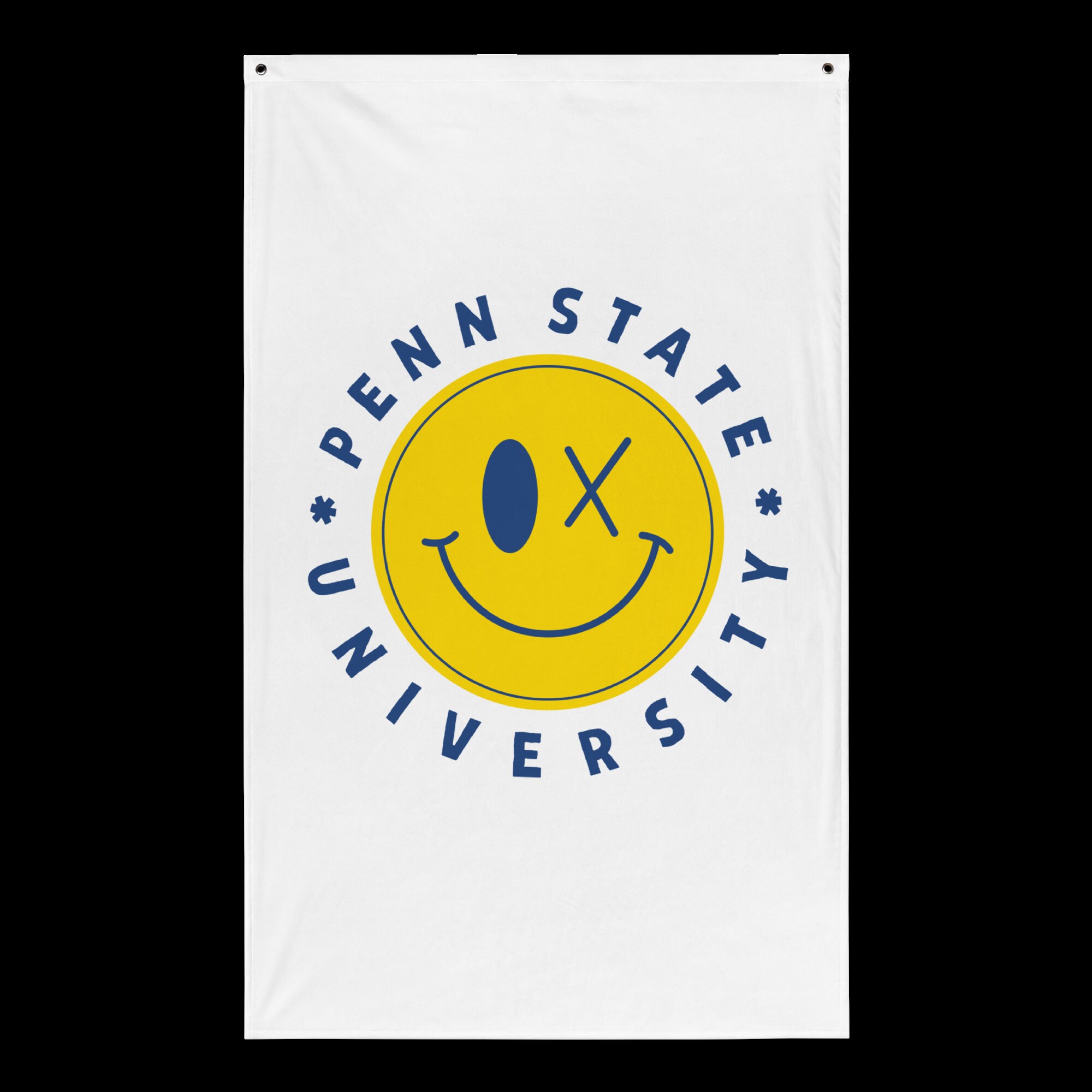 Penn State Flag Yellow Smiley Face - Etsy